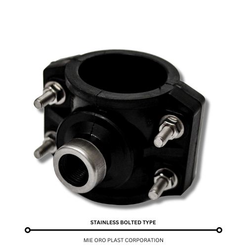 Plastic Saddle Clamp Stainless Bolted Type – Mie Oro Plast Corporation